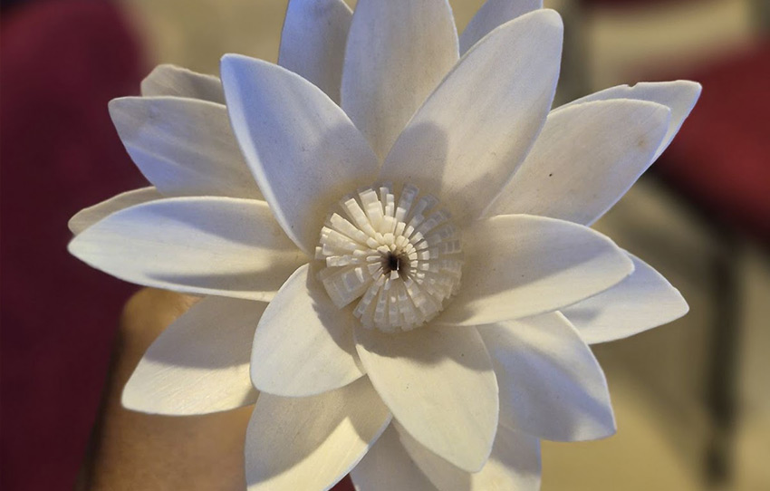 Shola Flower Making With An Artist From Shantiketan